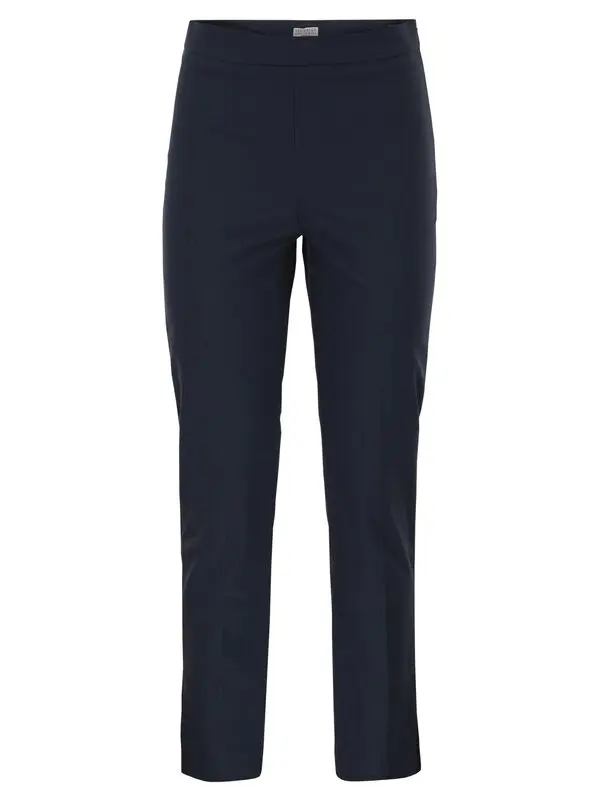 Brunello Cucinelli Stretch Capri Trousers - Multicolor