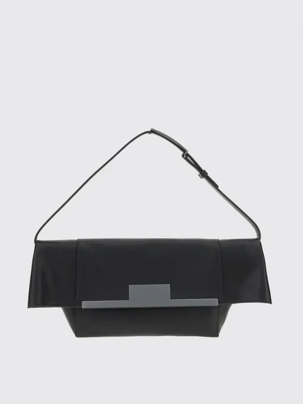 Max Mara Leather Shoulder Bag - Black