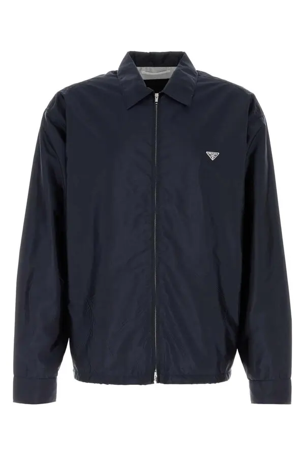 Prada Navy Re-nylon Shirt - Blue