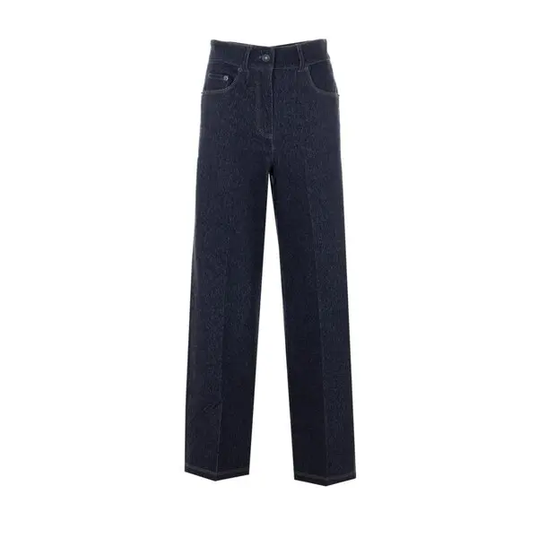 Max Mara Straight-leg Denim Pants - Blue