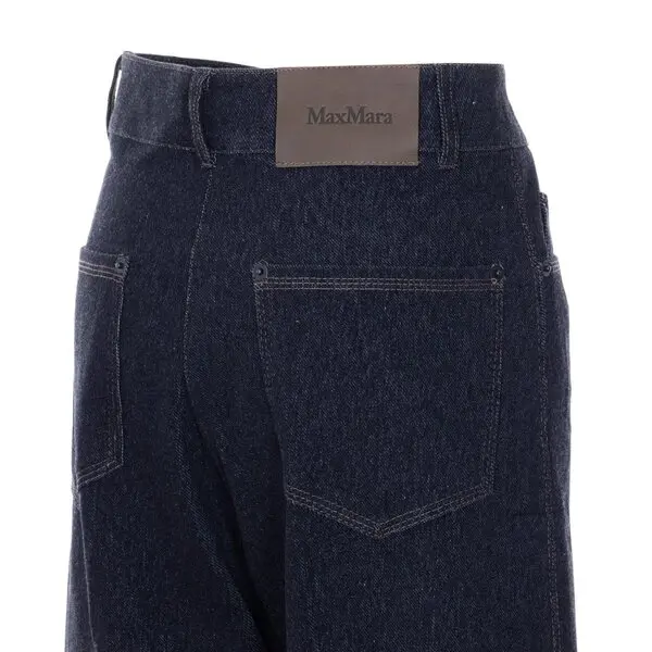 Max Mara Straight-leg Denim Pants - Blue