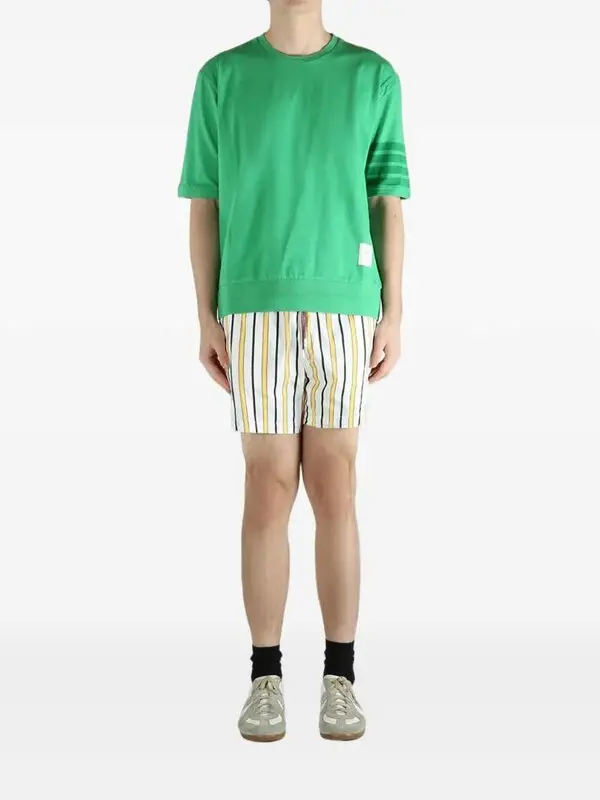 Thom Browne T-shirt With Striped Detail