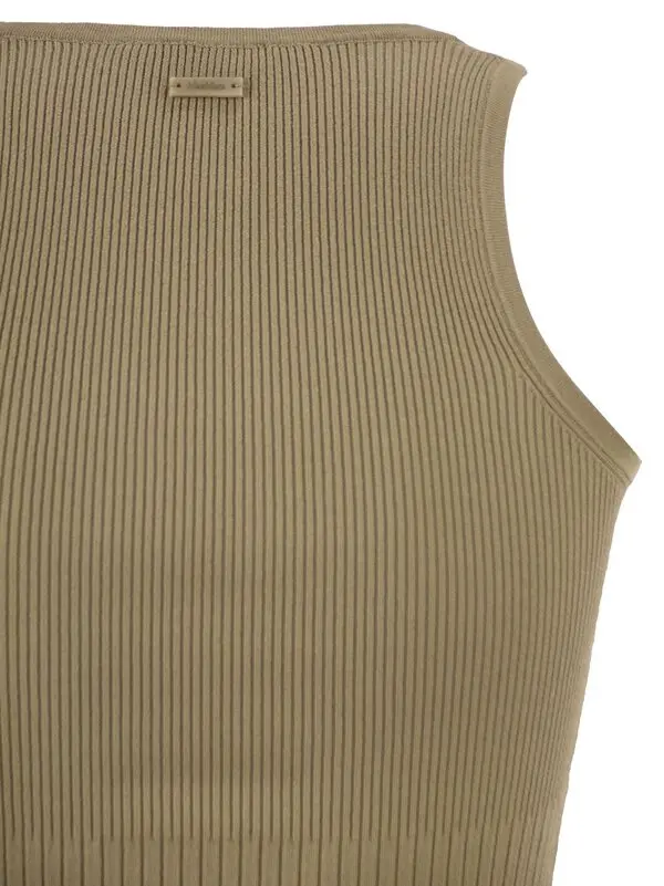 Max Mara Mxmghiro Viscose Blend Yarn Top