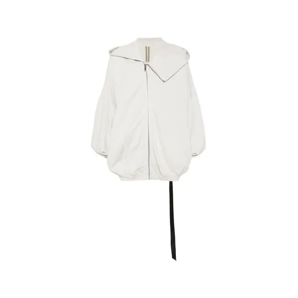 Rick Owens Asymmetric Hoodie - Cream