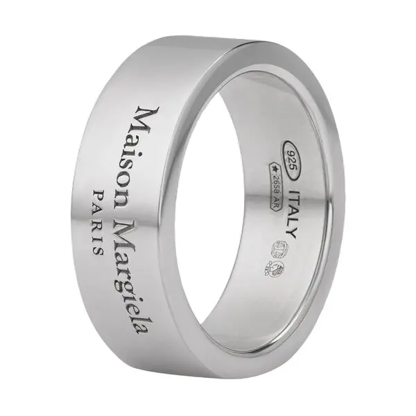 MAISON MARGIELA Logo Ring - Silver