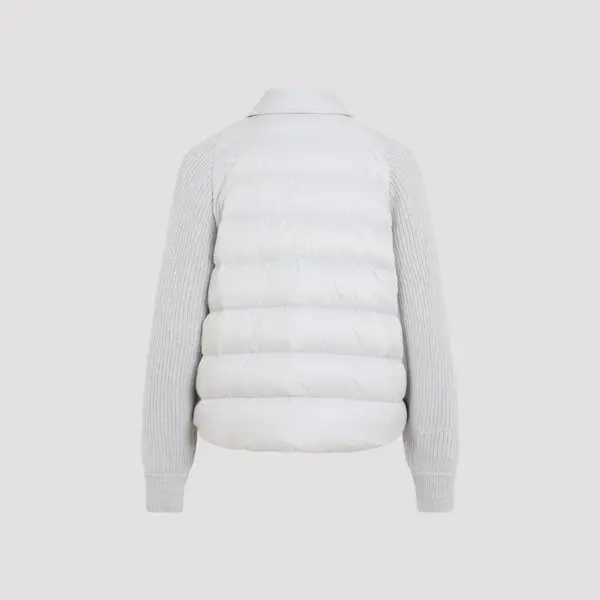 Brunello Cucinelli Hybrid Padded Jacket - Gray