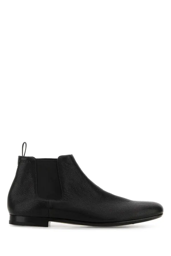 Prada Leather Ankle Boots