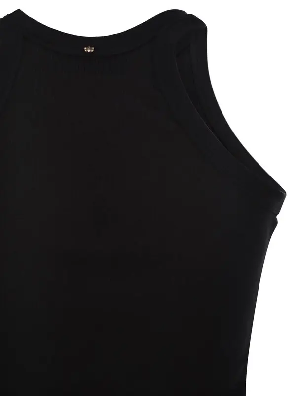 Sportmax Cotton And Silk Jersey Top