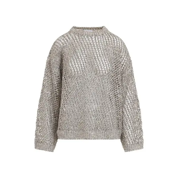 Brunello Cucinelli Fish-net Sweater - Multicolor