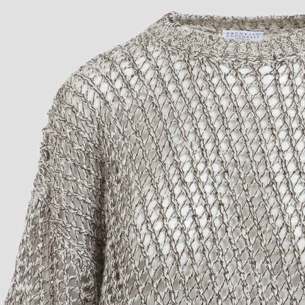 Brunello Cucinelli Fish-net Sweater - Multicolor