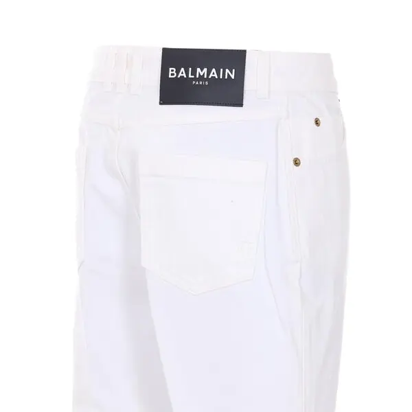 Balmain Tailored Jeans - White