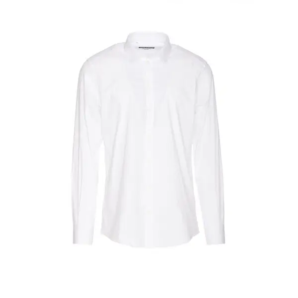 Dolce & Gabbana Gold Popeline Stretch Shirt