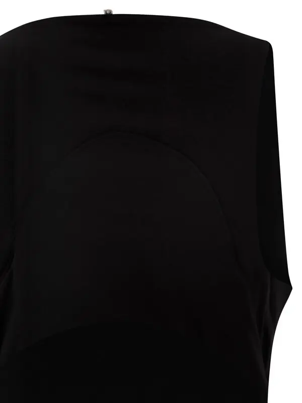 Sportmax Panino Long Stretch Jersey Dress - Black