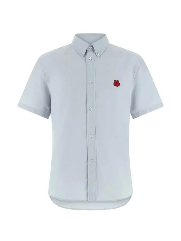 Kenzo Oxford Cotton Shirt - Blue