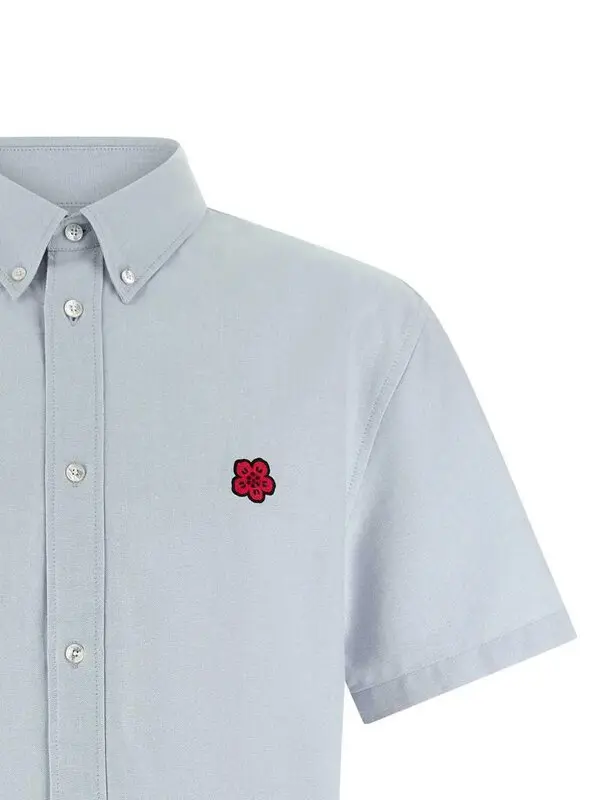 Kenzo Oxford Cotton Shirt - Blue