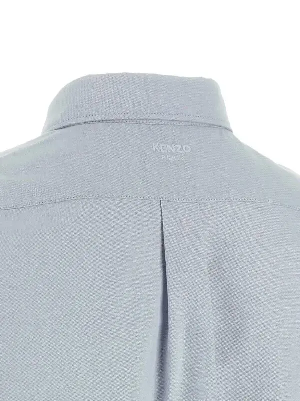 Kenzo Oxford Cotton Shirt - Blue