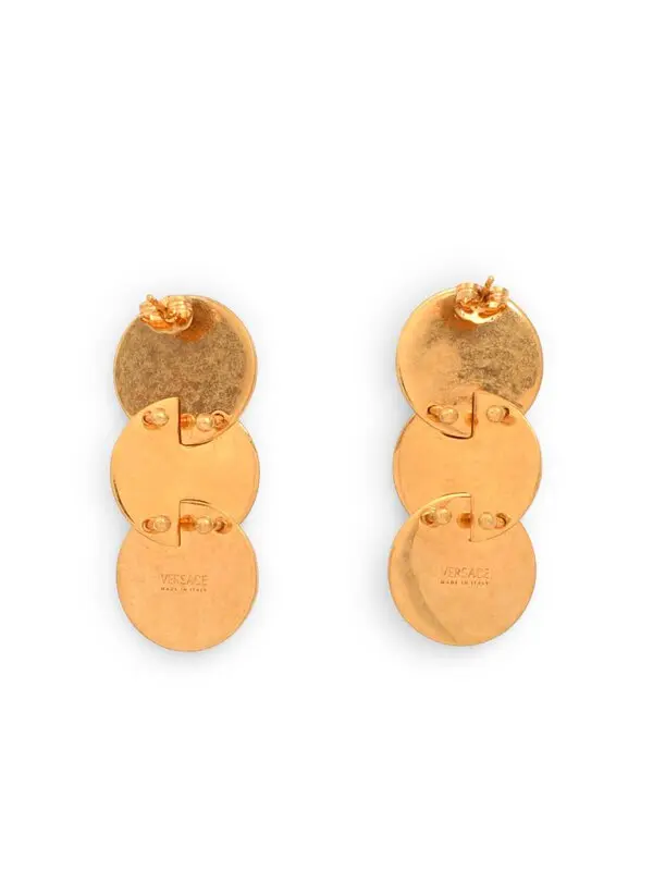 Versace Tribute' Brass Earrings
