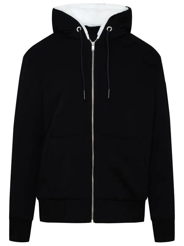 Moose Knuckles Cotton Blend Classic Bunny Sweatshirt - Black