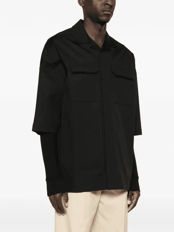 Rick Owens Shirt With Flap Pocket And Camp Collar