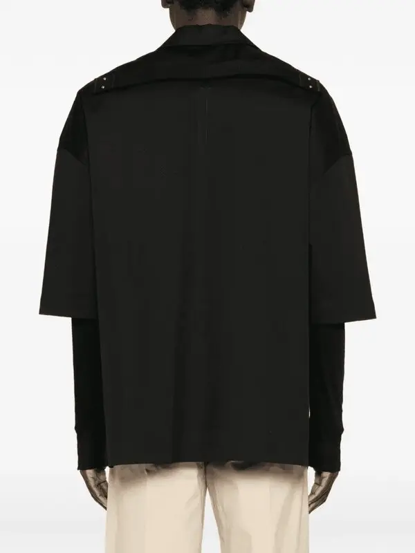 Rick Owens Shirt With Flap Pocket And Camp Collar