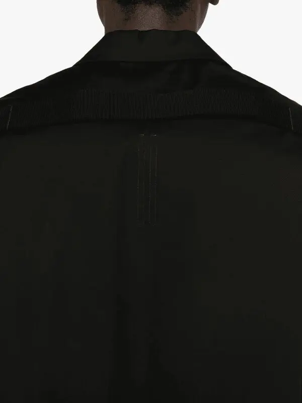 Rick Owens Shirt With Flap Pocket And Camp Collar