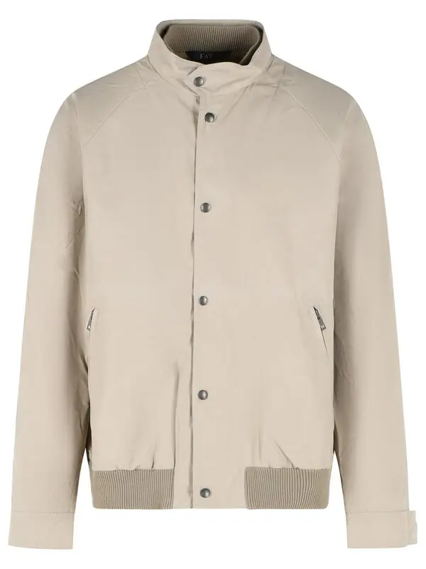 FAY Bomber Jacket - Cream