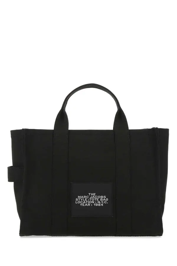 Marc Jacobs Canvas The Tote Bag Handbag - Black
