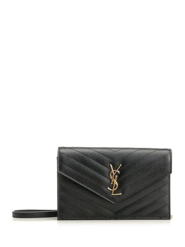 Saint Laurent Chain Wallet - Black