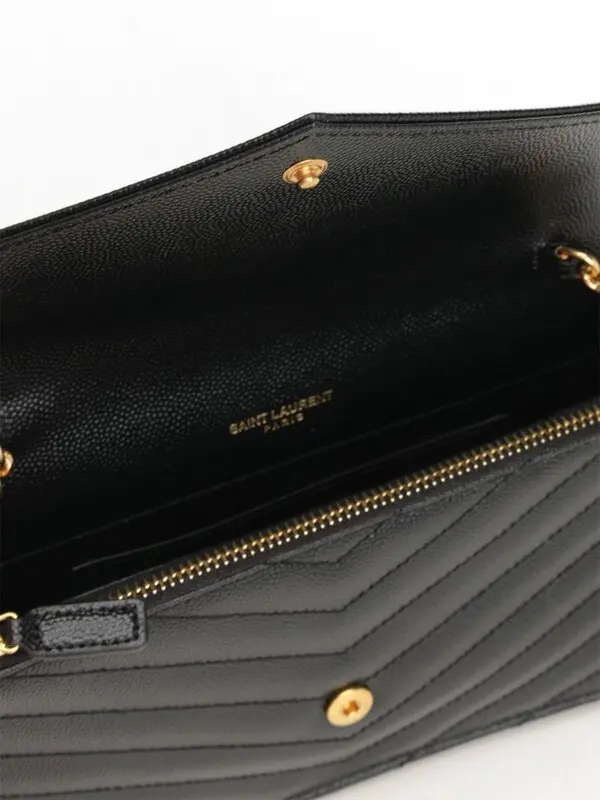 Saint Laurent Chain Wallet - Black