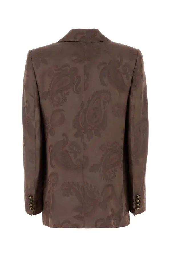Etro Embroidered Jacquard Blazer