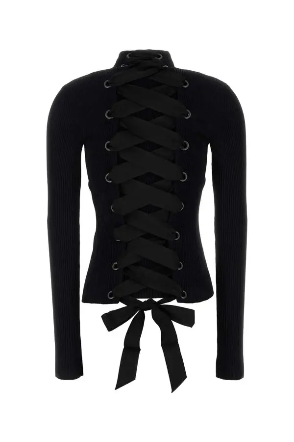 Balenciaga Stretch Viscose Blend Top