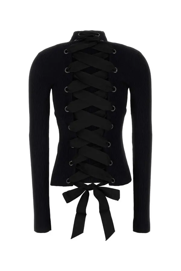 Balenciaga Stretch Viscose Top