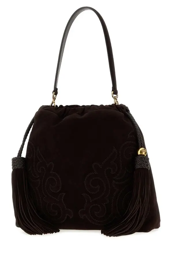 Etro Suede Medium Kalispera Bucket Bag