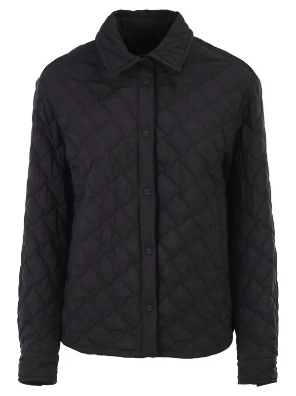 Herno Shirt-style Quilted Jacket - Black