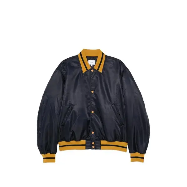 Rhude Satin Bomber Jacket - Blue