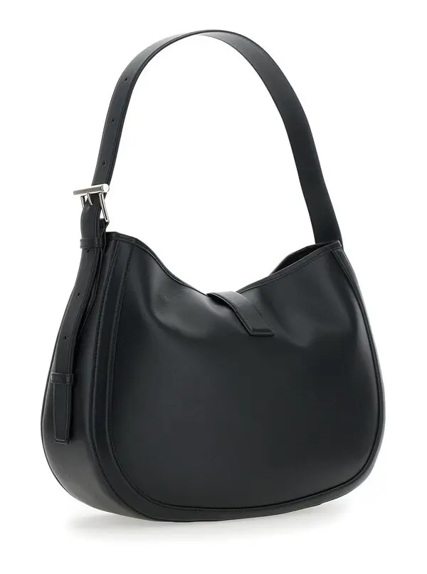 Alexander McQueen Leather Shoulder Bag - Black