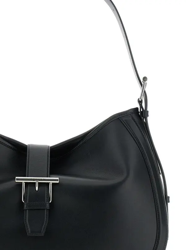 Alexander McQueen Leather Shoulder Bag - Black