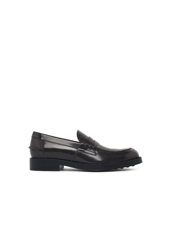 TOD'S Leather Loafers - Brown