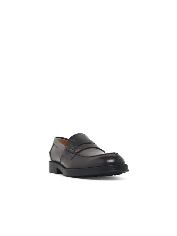 TOD'S Leather Loafers - Brown