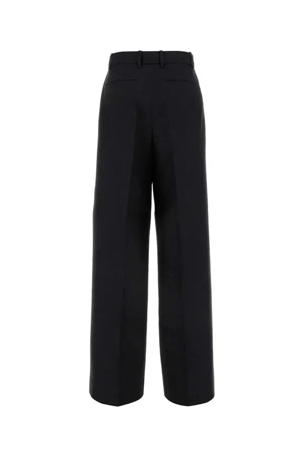 Gucci Slate Wool Wide-leg Pant