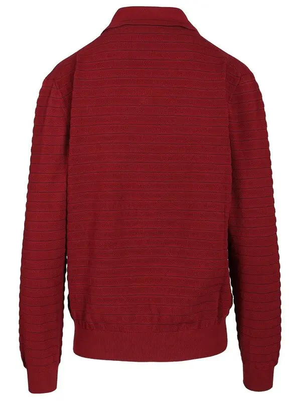 Miu Miu Cotton V-neck Sweater - Multicolor