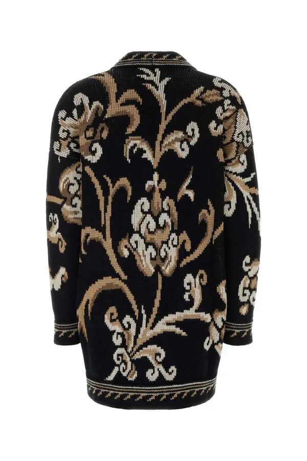 Etro Embroidered Wool Cardigan