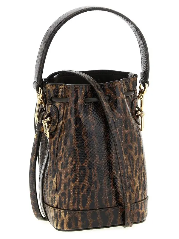 Fendi Mon Tresor Mini Bucket Bag - Brown