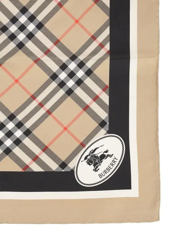 Burberry Check Silk Scarf