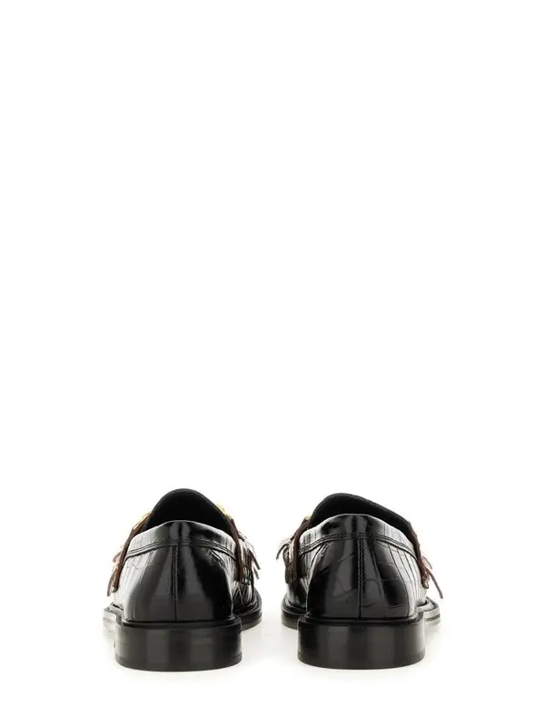 Moschino Moccasin With Bangs And Coin