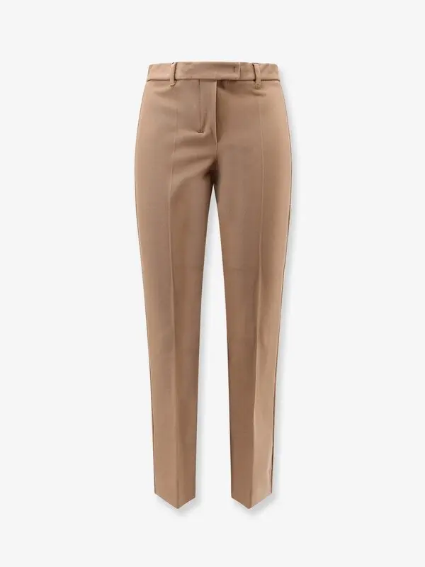 Max Mara Umanita Cotton Blend Trousers - Multicolor