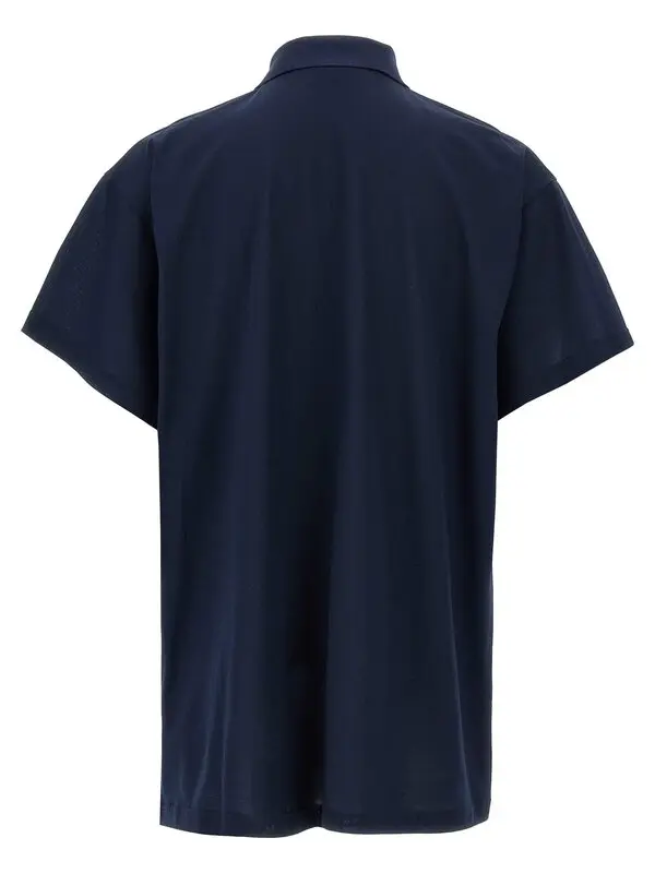 Balenciaga Embroidery Polo Shirt - Blue