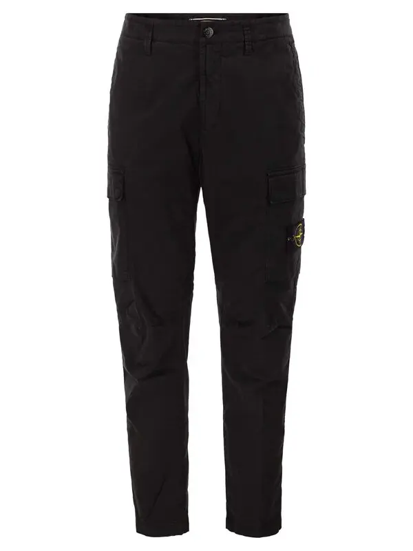 Stone Island Regular Tapered Fit Cargo Trousers