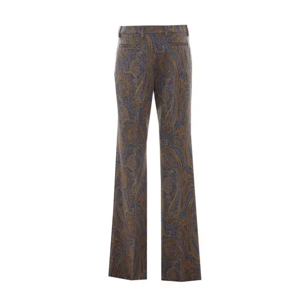 Etro Paisley Motif Flare Trousers