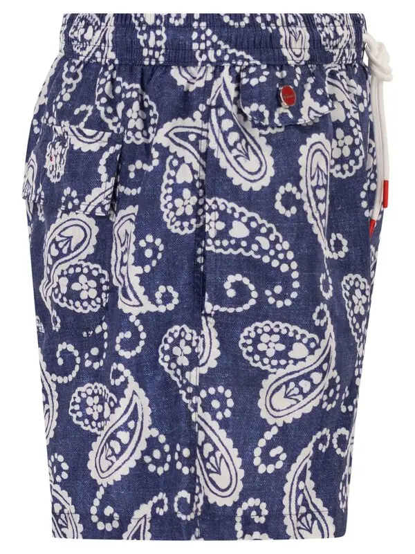 Kiton Short Patterned Swim Boxers
